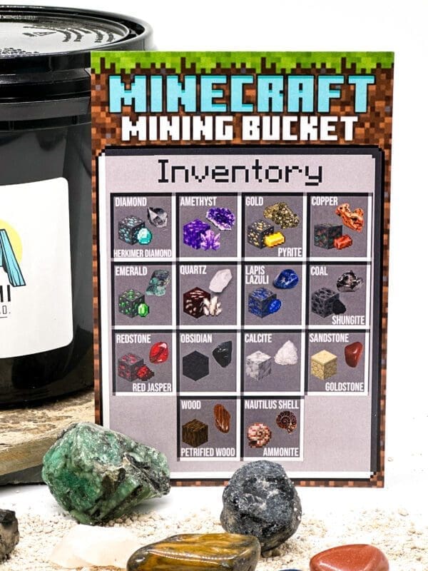 Minecraft Inspired Mining Bucket: Real-Life Treasures med Minecraft ...
