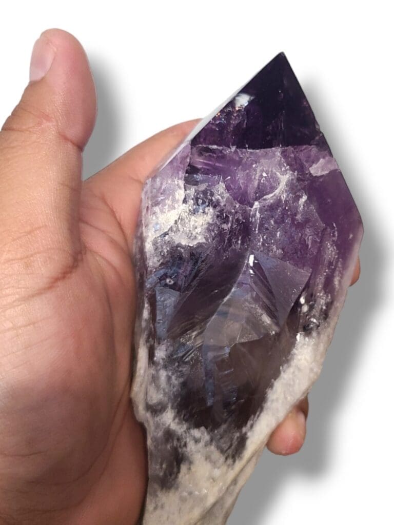 Amethyst Wand Root - Elegant & Slender Crystal Formation - Miami Mining ...