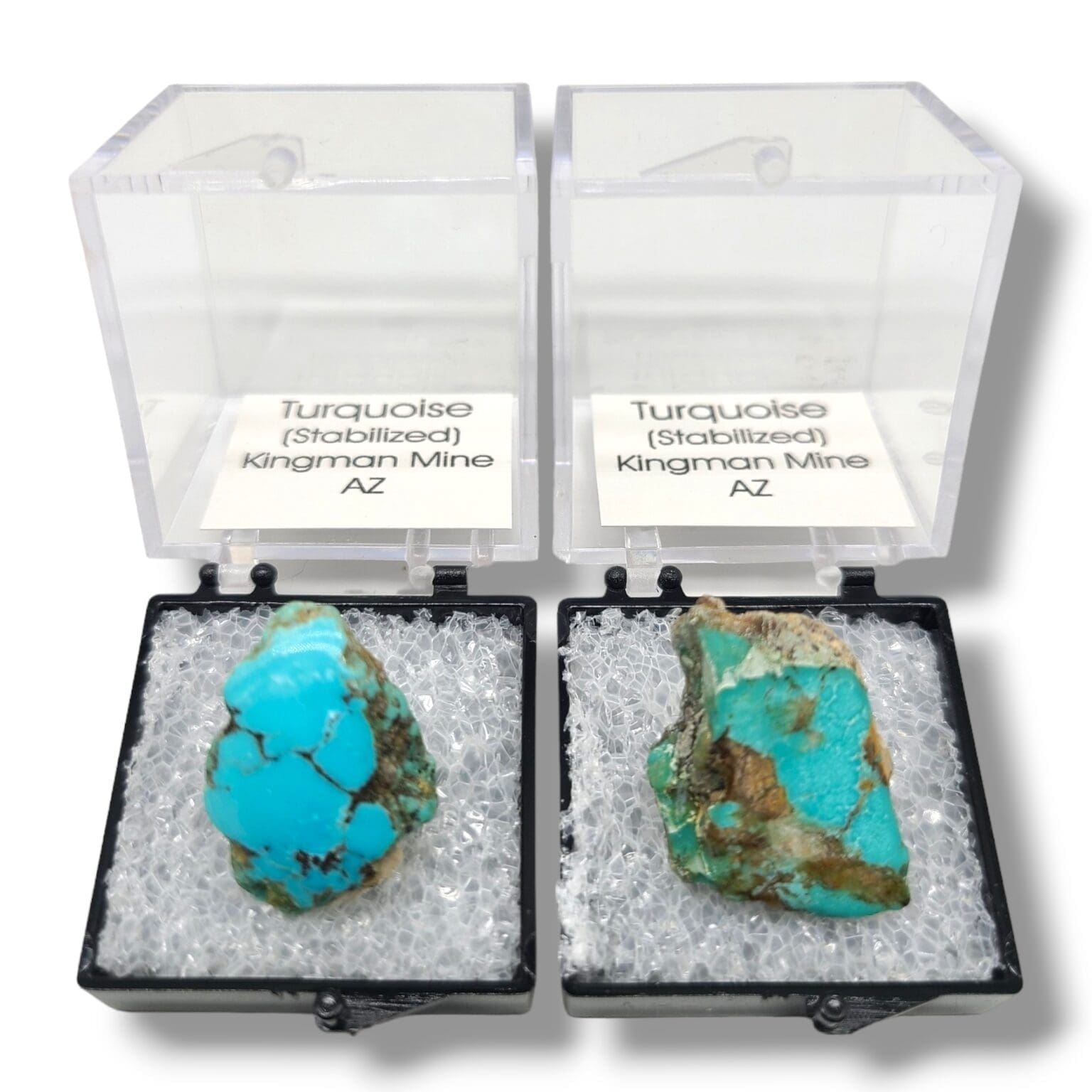 Turquoise Kingman Mine - Stabilized Arizona Gems in Perky Boxes - Miami ...