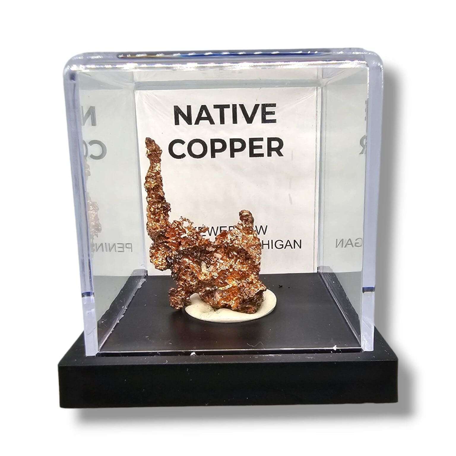 Native Copper from Keweenaw Peninsula, Michigan - Miami Mining Co - Gem ...